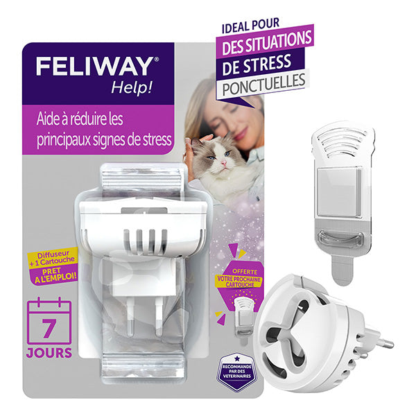 FELIWAY apaise les chats lors des situations stressantes